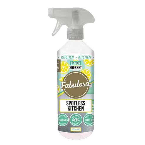 Fabulosa Spotless Kitchen Cleaner Antibacterial Spray Lemon Sherbet 500ml